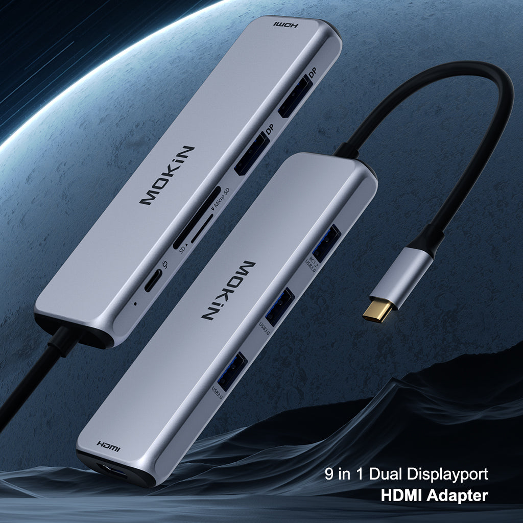 MOKIN 9 IN 1 Dual Displayport Docking Station