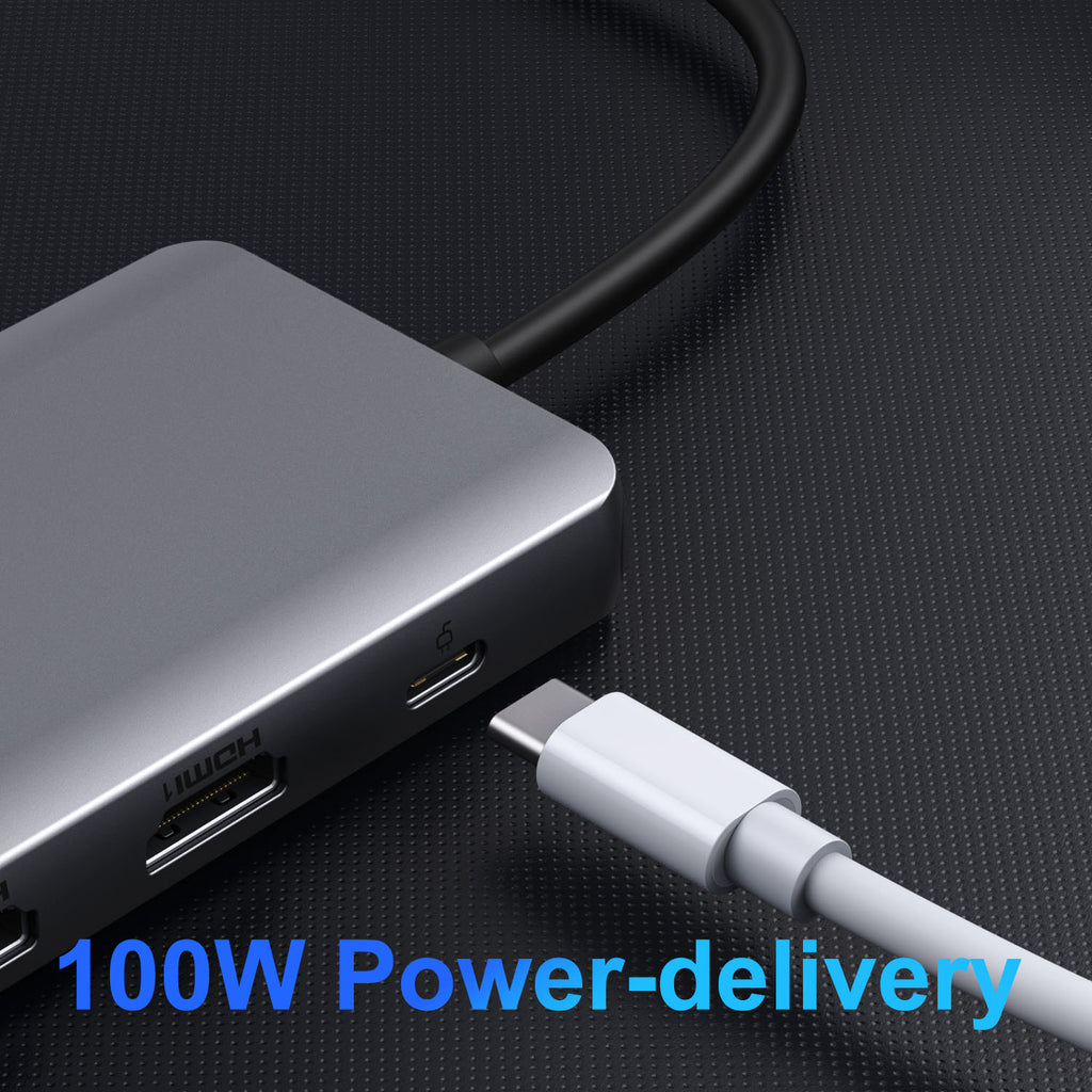 Mokin USB C Dual HDMI Adapter